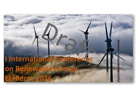 I International Conference On Renewable Energy El Hierro 2026