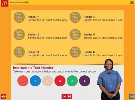 Mcdonalds Elearning Module Interactive Six Step Process Exercise Nathan Stoker