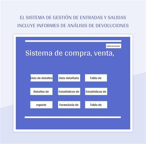 Plantilla De Excel El Sistema De Gestión De Entradas Y Salidas Incluye