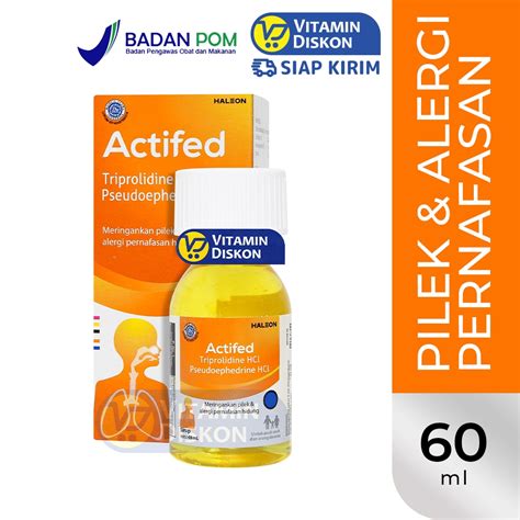 Actifed Syrup 60ml Shopee Malaysia