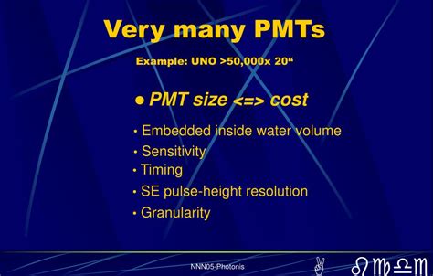 PPT Revisiting The Optimum PMT Size For Water Cherenkov Megaton Detectors PowerPoint