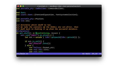 wez s terminal a rust powered gpu accelerated terminal