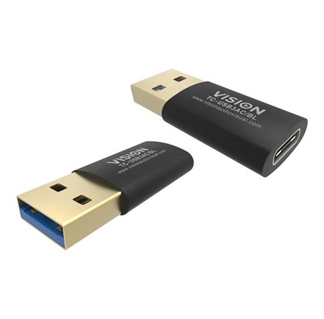 Vision Professional Usb C Adapter Usb Type A To 24 Pin Usb C