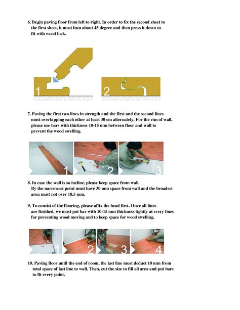 Laminate Flooring Method Statement Floor Culture Holdings Sdn Bhd