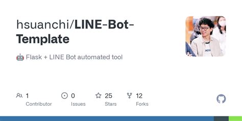 Github Hsuanchiline Bot Template 🤖 Flask Line Bot Automated Tool