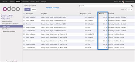 odoo payslip inputs csv mass upload webkul