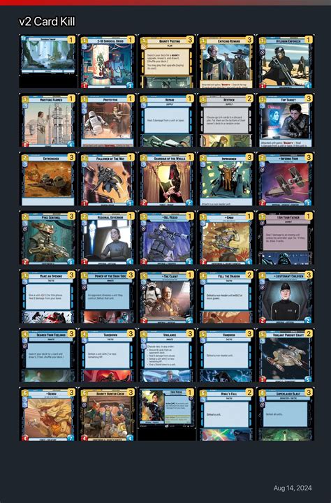 V2 Card Kill Starwarsunlimited Gg