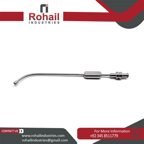 Stainless Steel Instruments Dental Endodontic Suction Cannula Sinus