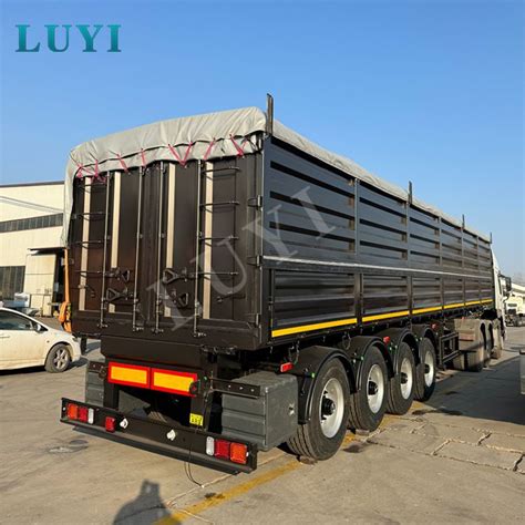 China Side Dump Trailer Manufacturers Suppliers Factory Buy Side Dump Trailer For Sale