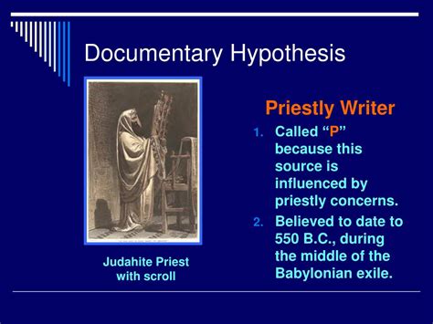 Ppt The Documentary Hypothesis Powerpoint Presentation Free Download