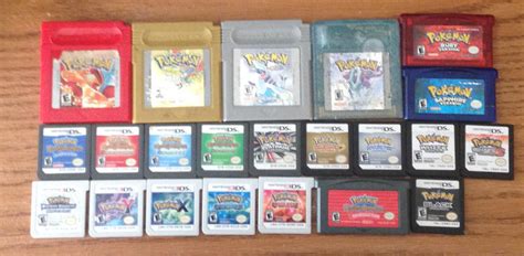 My Handheld Pokemon Game Collection By An1k3t0s On Deviantart