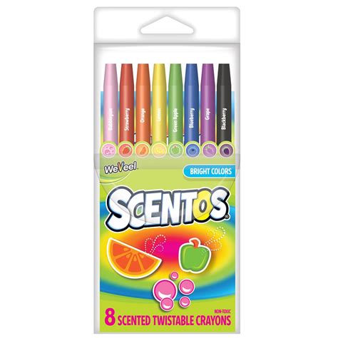 Set 8xcreioane Parfumate Scentos 8 Arome Flexibil Multicolor 3