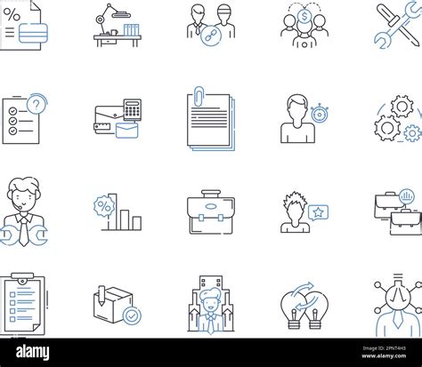Trend Forecasting Line Icons Collection Innovation Forecasting Trendspotting Analysis