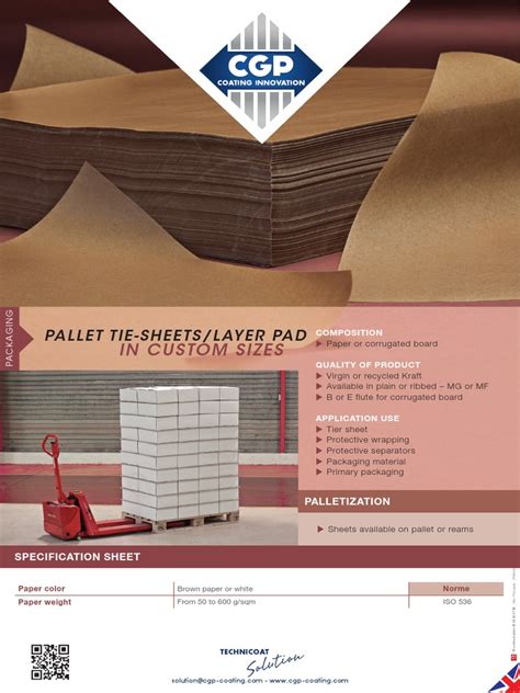 Pallet Tie Sheets Layer Pad Pdf Pdf