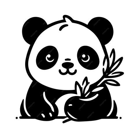 Free Vector Panda Outline Drawing Premium Ai Generated Vector