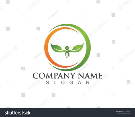 Tree Leaf Vector Logo Design Eco Friendly Stock Vector Royalty Free 1107766835 Shutterstock