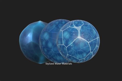 Stylized Water And Ice Materials 2d Water Unity Asset Store