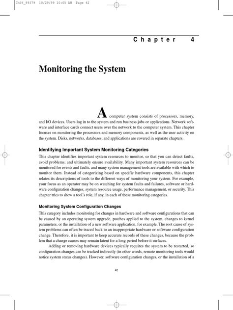 systemmonitoring performance pdf process computing operating system