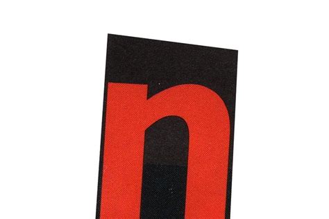 Letter N Magazine Cut Out Font Ransom Letter Isolated Collage
