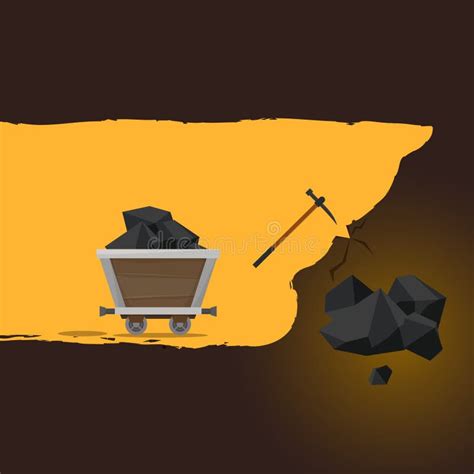 Mining Of Ore Stock Vector Illustration Of Jewelry 195791638