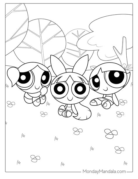 Powerpuff Girls Coloring Pages Pdf