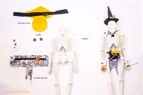 DIY SKELETON FAMILY Canary Jane