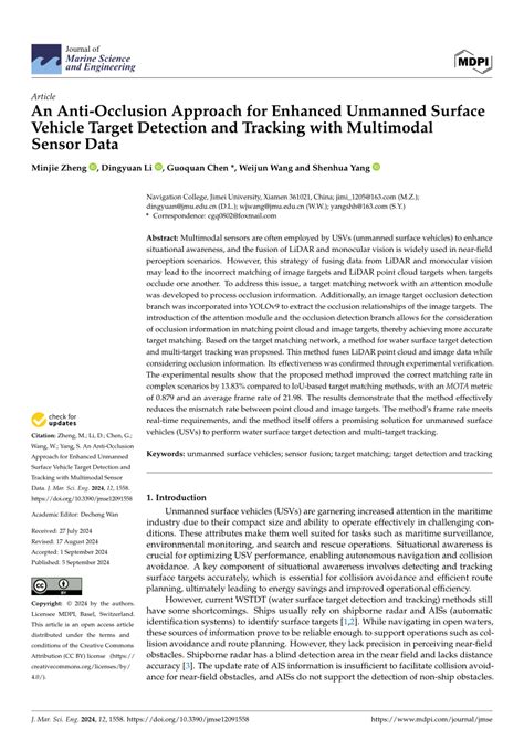 pdf an anti occlusion approach for enhanced unmanned surface vehicle