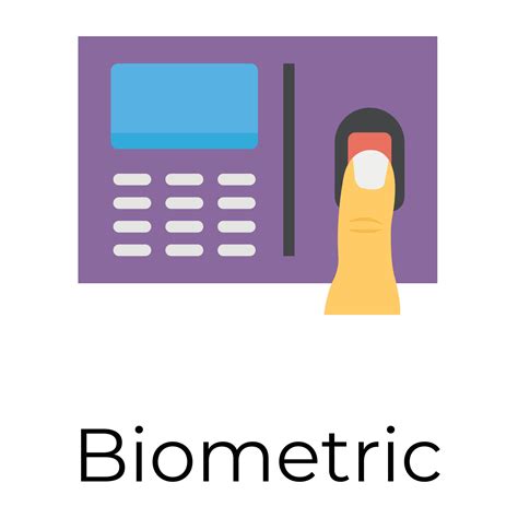 Trendy Biometric Attendance 14412801 Vector Art At Vecteezy
