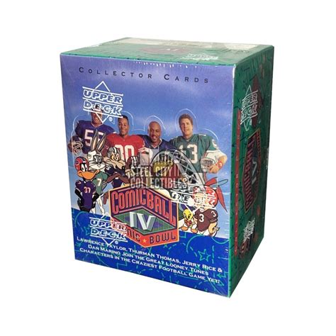 1992 Upper Deck Looney Tunes Comic Ball Comic Bowl Iv Box Steel City