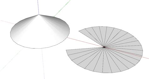 Flatten A Cone Pro Sketchup Community