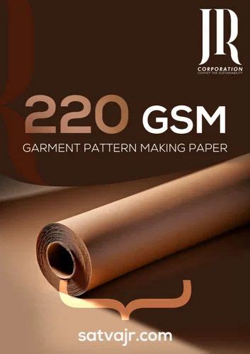 220 Gsm Pattern Craft Paper For Manual Pattern Making In Garment
