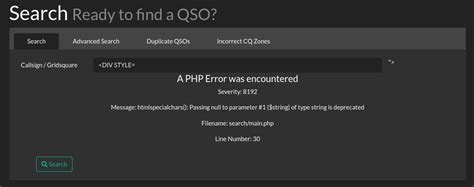 Php 81 Message Htmlspecialchars Passing Null To Parameter 1