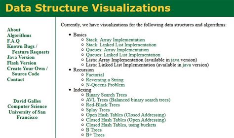 Flash Animation Visualizations Of Algorithms