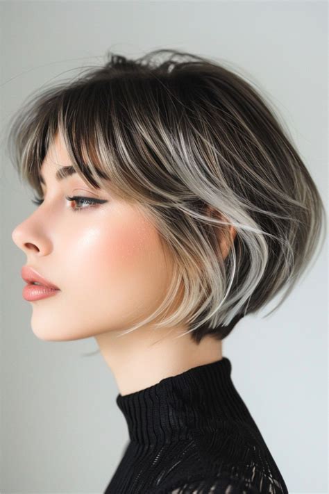 31 Modern Dark Brown Hair Color Ideas To Try Short Hair Highlights