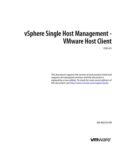 Vsphere Html Host Client 18 Guide Pdf Active Directory Public Key Certificate