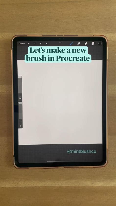 Lets Make A New Brush In Procreate Procreatetutorial
