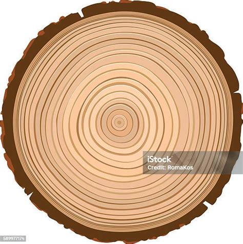 Texture Dun Objet Brun En Bois Scié Vecteurs Libres De Droits Et Plus D
