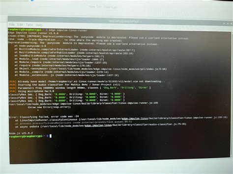 Classifying Failed Error Code Was 24 Help Edge Impulse Forum