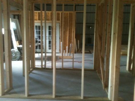 Barndominium Interior Framing