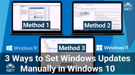 3 Ways To Set Windows Updates Manually In Windows 10 Set Windows Updates Manually In Windows