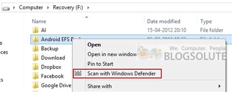 add windows defender scan to right click context menu on windows 8