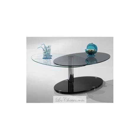 Table Basse En Verre Fumé Noir Mobilier Design Décoration Dintérieur
