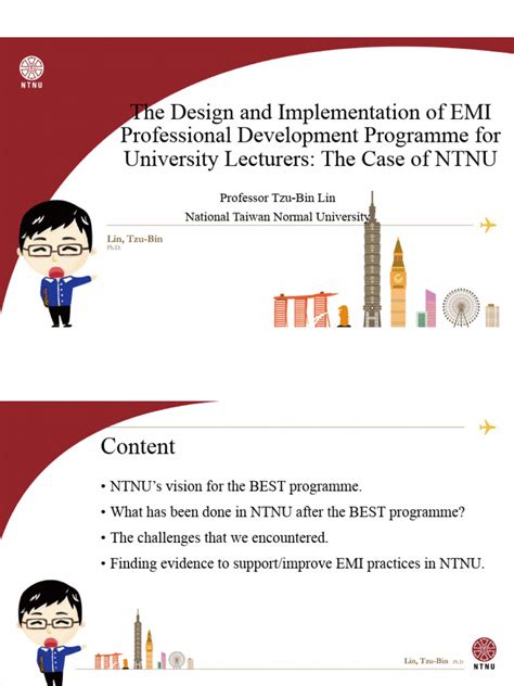 1a the design and implementation of emi professional development