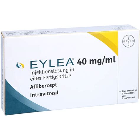 Eylea 40 Mg Ml Injektionslösung In Einer Fertigspritze 1 St Auf E