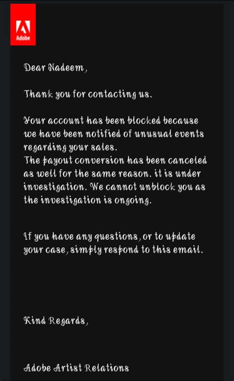 solved account validation issue case 00158252 adobe community
