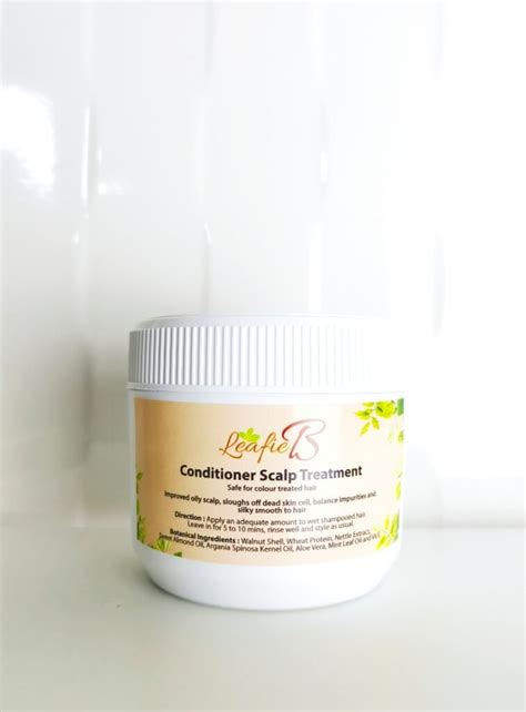 Conditioner Scalp Treatment Safe For Colour Treated Hair Leafieb