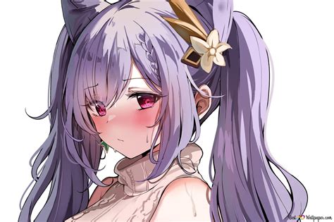 Sexy Keqing Wetting Genshin Impact K Wallpaper Download