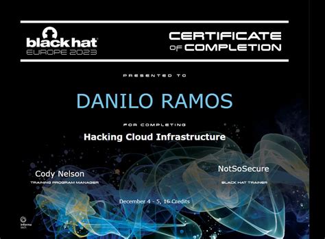 Danilo Ramos Barrientos On Linkedin Blackhat2023