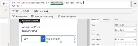 Power Apps Guide Example How To Use A Drop Down Control To Convert