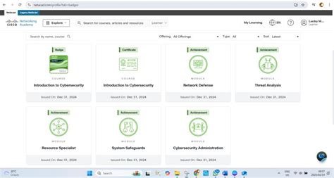 Cisco Is A Must Have Certificate And Badge Matsobane Sello